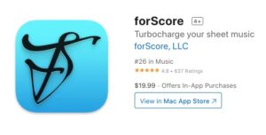 ForScore – mehr als eine Notensammlung – Chor for Fun